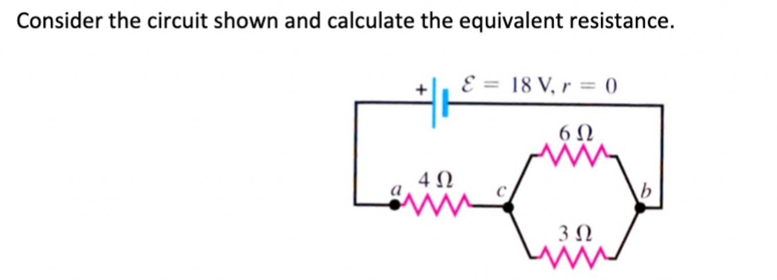 Solved Compute the equivalent resistance of the circuit | Chegg.com