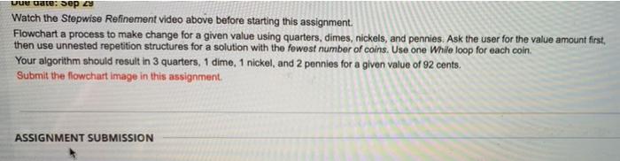 Solved Watch the Stepwise Refinement video above before | Chegg.com