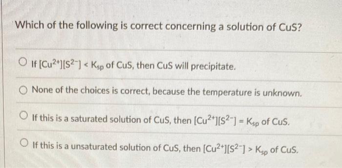 Solved Which of the following is correct concerning a | Chegg.com