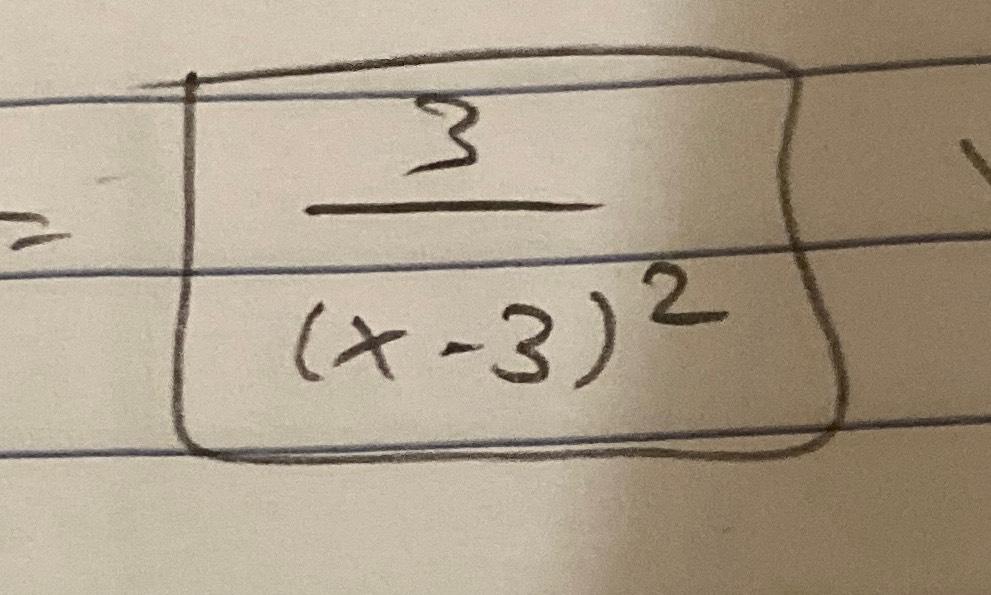 Solved =3(x-3)2 | Chegg.com