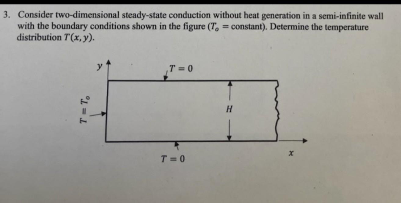 Solved Consider Two Dimensional Steady State Conduction
