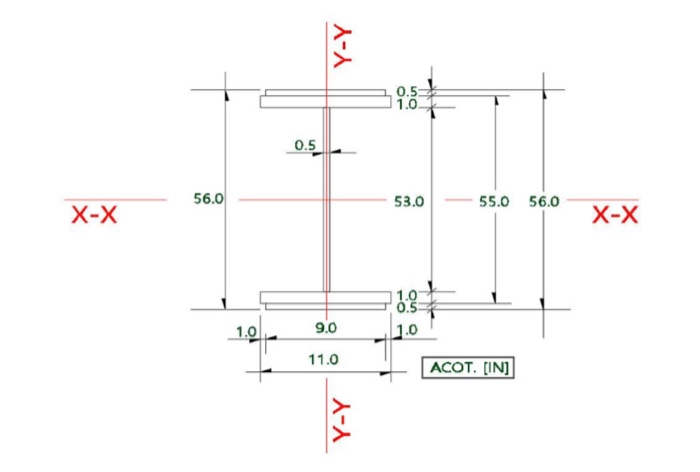 Solved GEOMETRIC PROPERTIES OF COMPOUND SECTIONSDETERMINE | Chegg.com