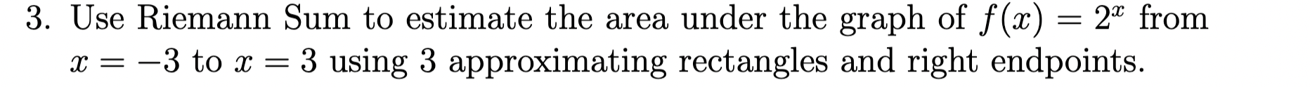 Solved Use Riemann Sum to estimate the area under the graph | Chegg.com