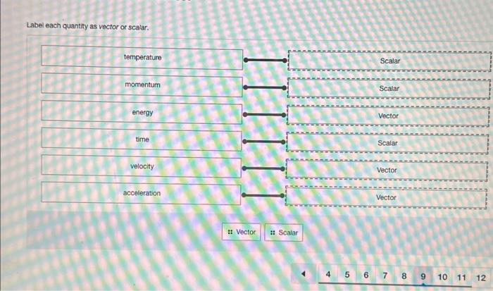 Solved Label each quantity as vector or scalar. | Chegg.com