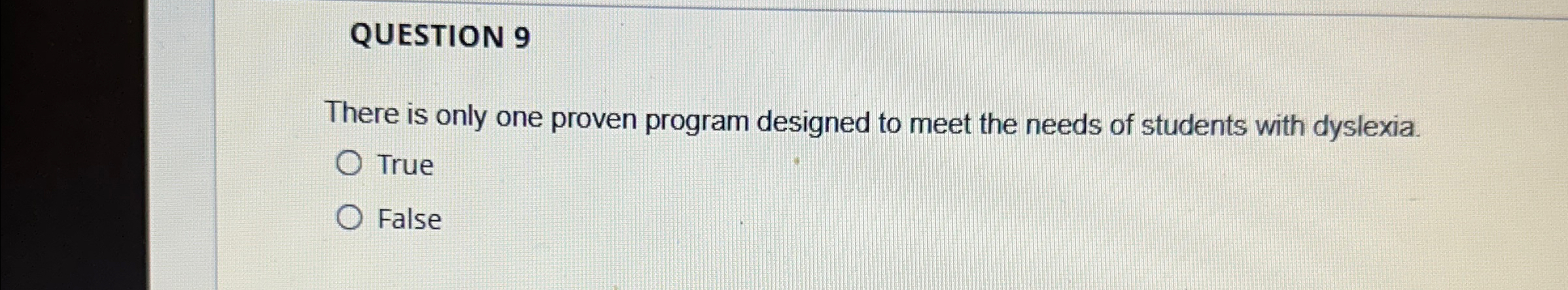 Solved QUESTION 9There is only one proven program designed | Chegg.com