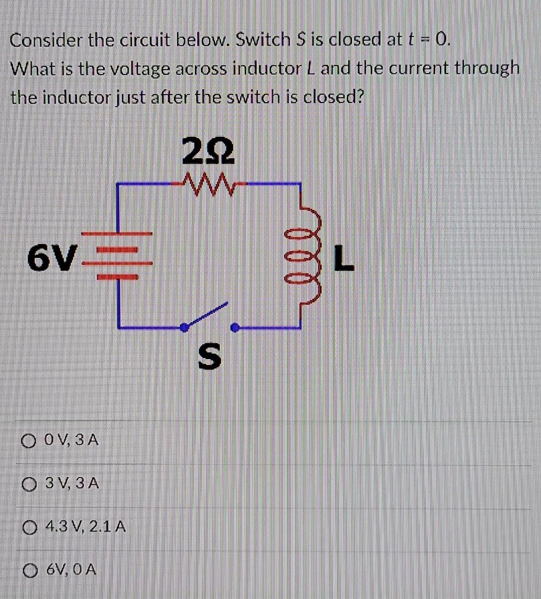 Solved Consider the circuit below. Switch S is closed at | Chegg.com