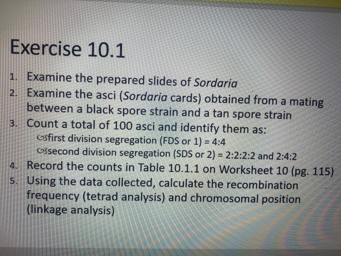 Solved QUESTION 5 From Exercise 10.1. Tetrad Analysis, what | Chegg.com
