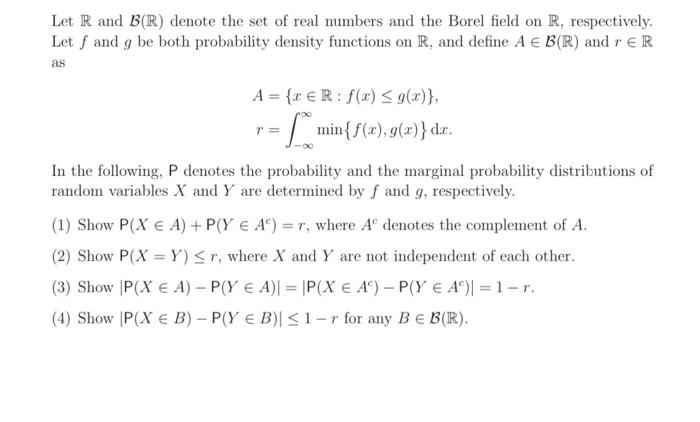 Solved Let \\( \\mathbb{R} \\) and \\( | Chegg.com