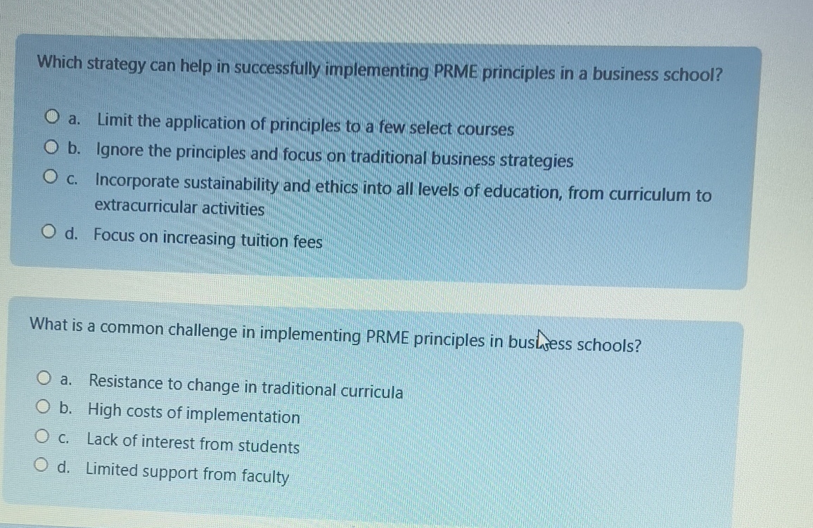 Solved Which strategy can help in successfully implementing | Chegg.com