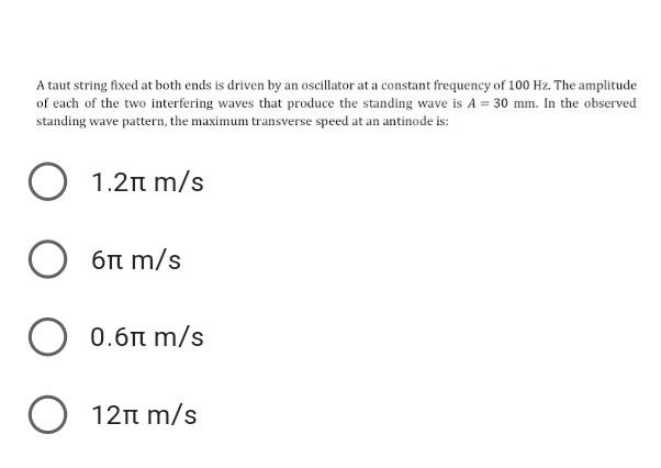 Solved A string of linear mass density 4.9 10-3 kg/m is | Chegg.com