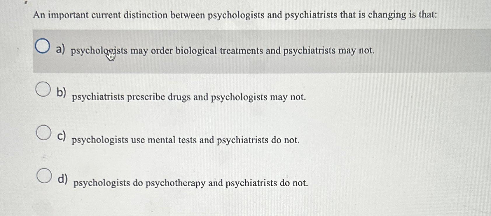 Solved An important current distinction between | Chegg.com