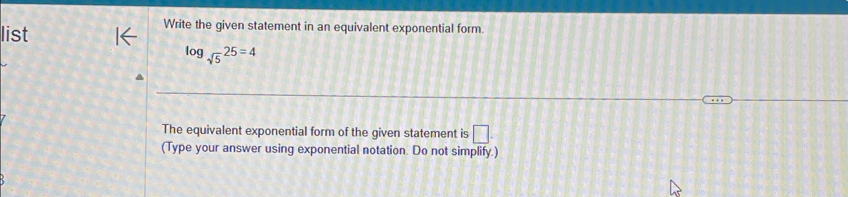 Solved Write The Given Statement In An Equivalent 3189