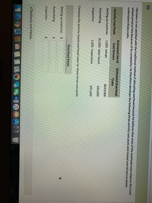 Solved Hermann is not satisfied with the traditional method | Chegg.com