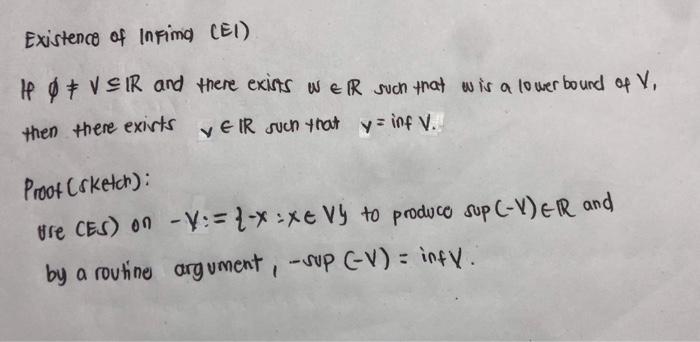 Solved This is real analysis. The sketch of a proof is | Chegg.com