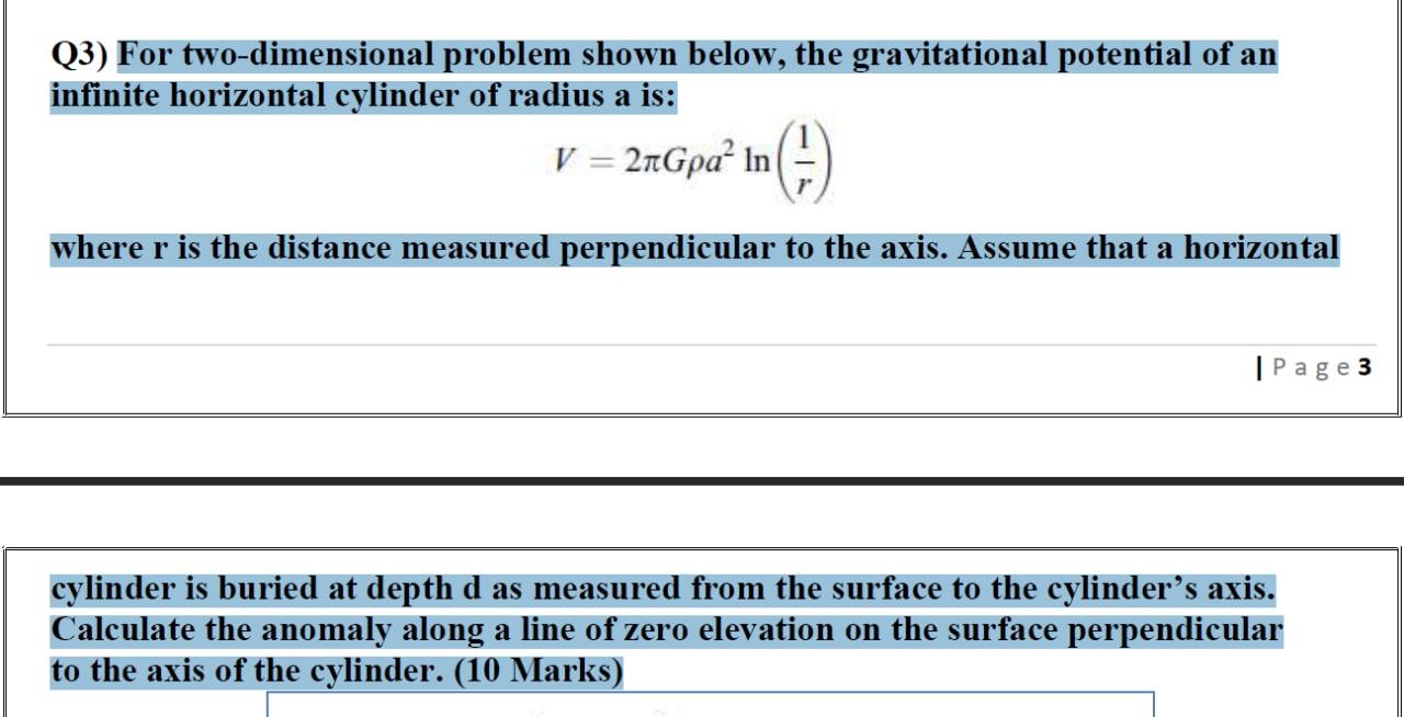 Solved Q3) For two-dimensional problem shown below, the | Chegg.com