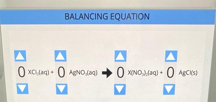 Solved BALANCING EQUATION | Chegg.com
