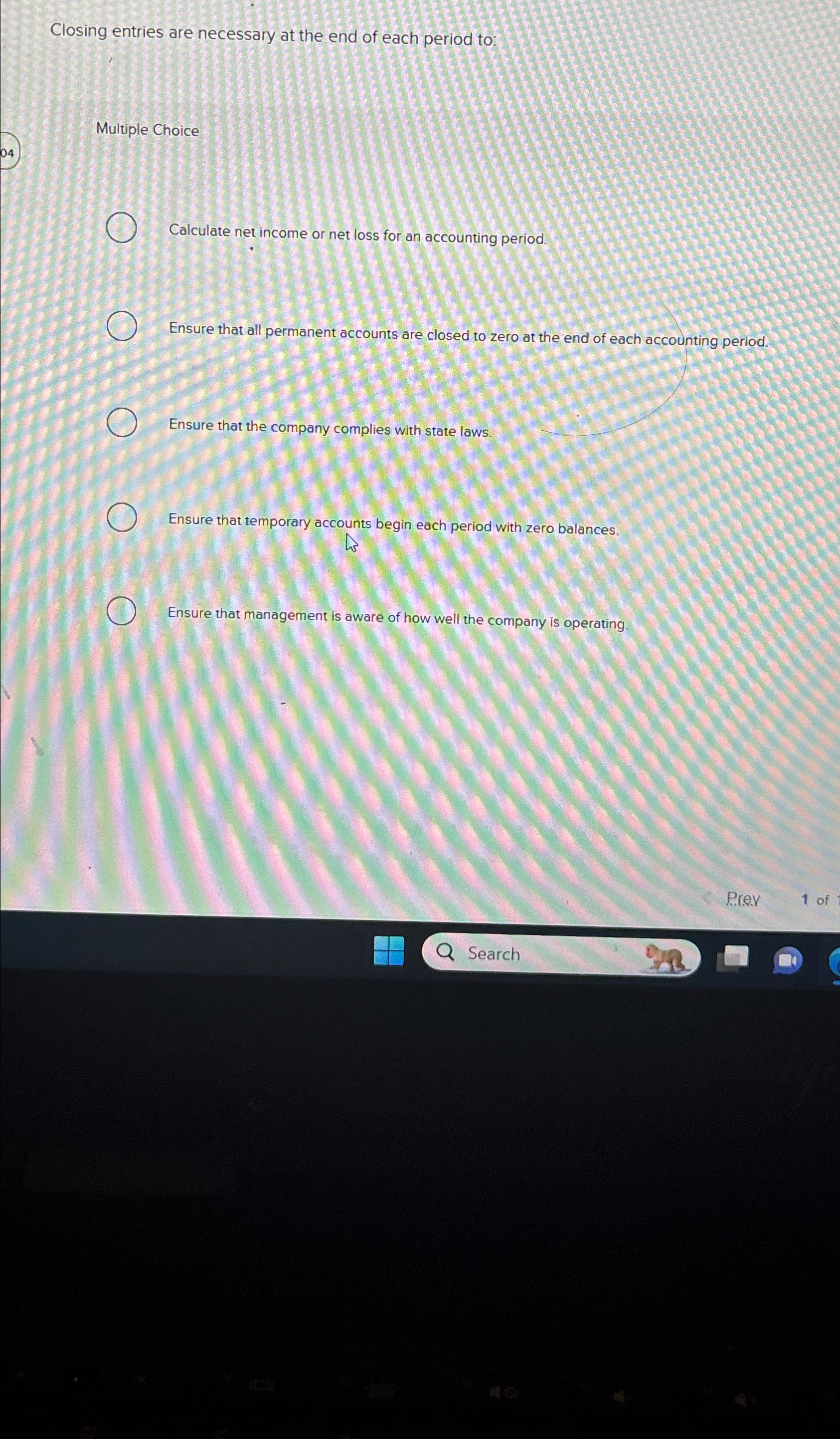 Solved Closing entries are necessary at the end of each | Chegg.com