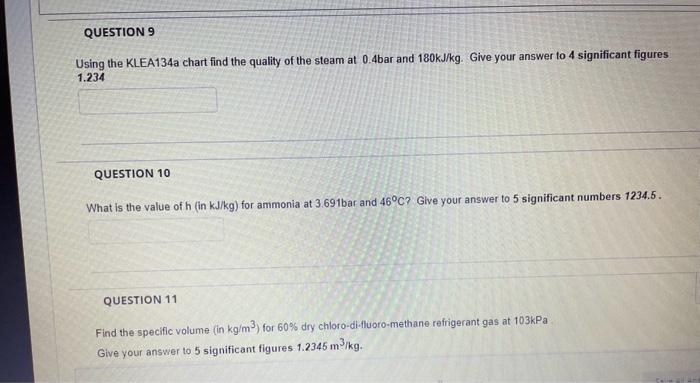 Solved From your enthalpy-entropy chart for steam find the | Chegg.com