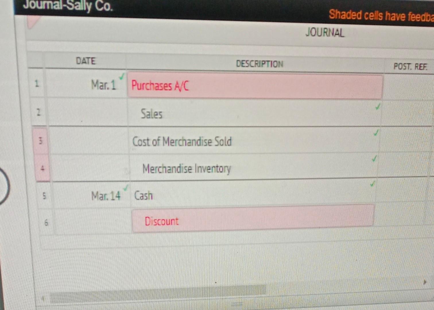 Solved On March 1, Sally Co. sold merchandise to Buck Co. on | Chegg.com