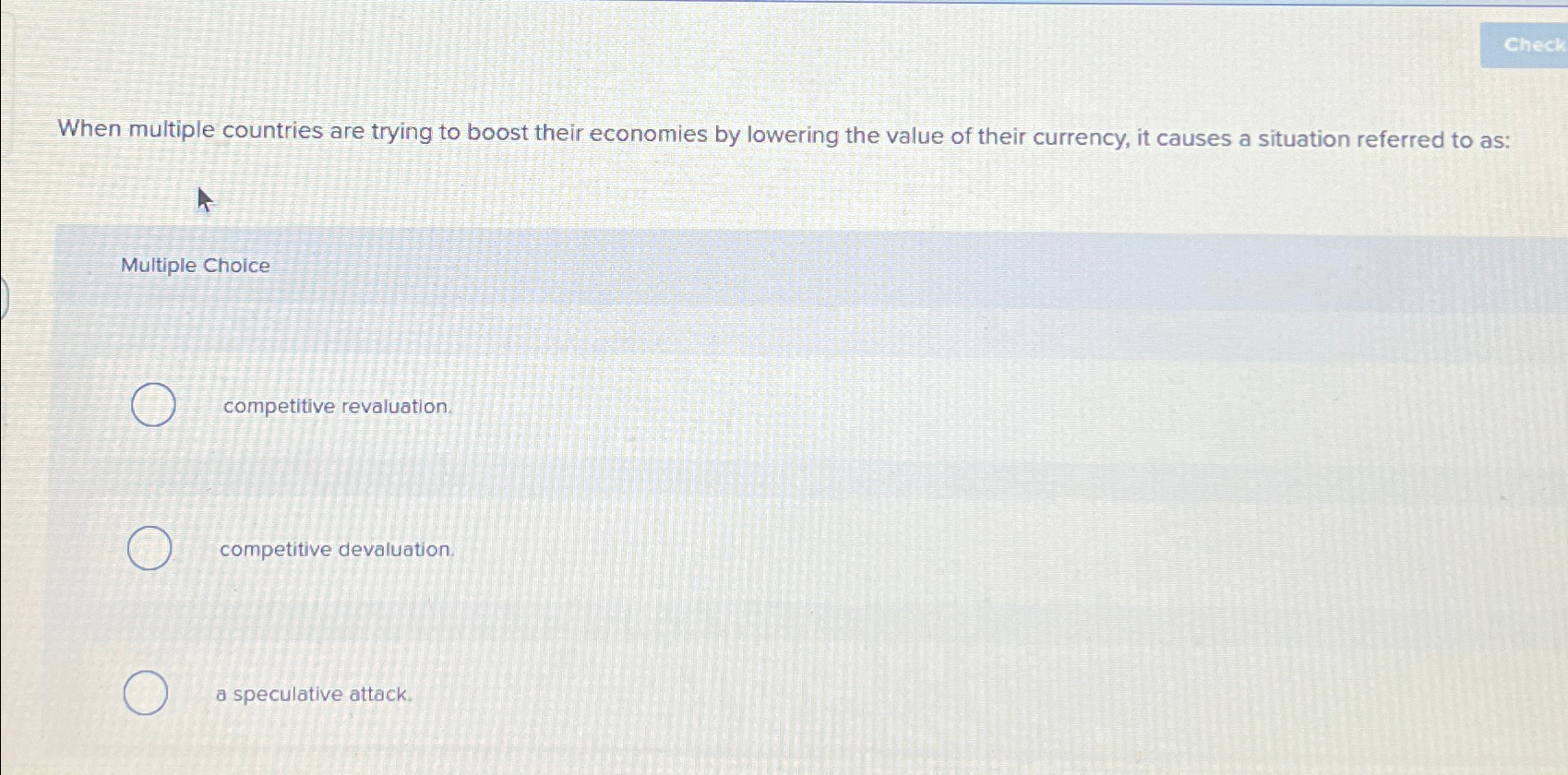 Solved When multiple countries are trying to boost their | Chegg.com