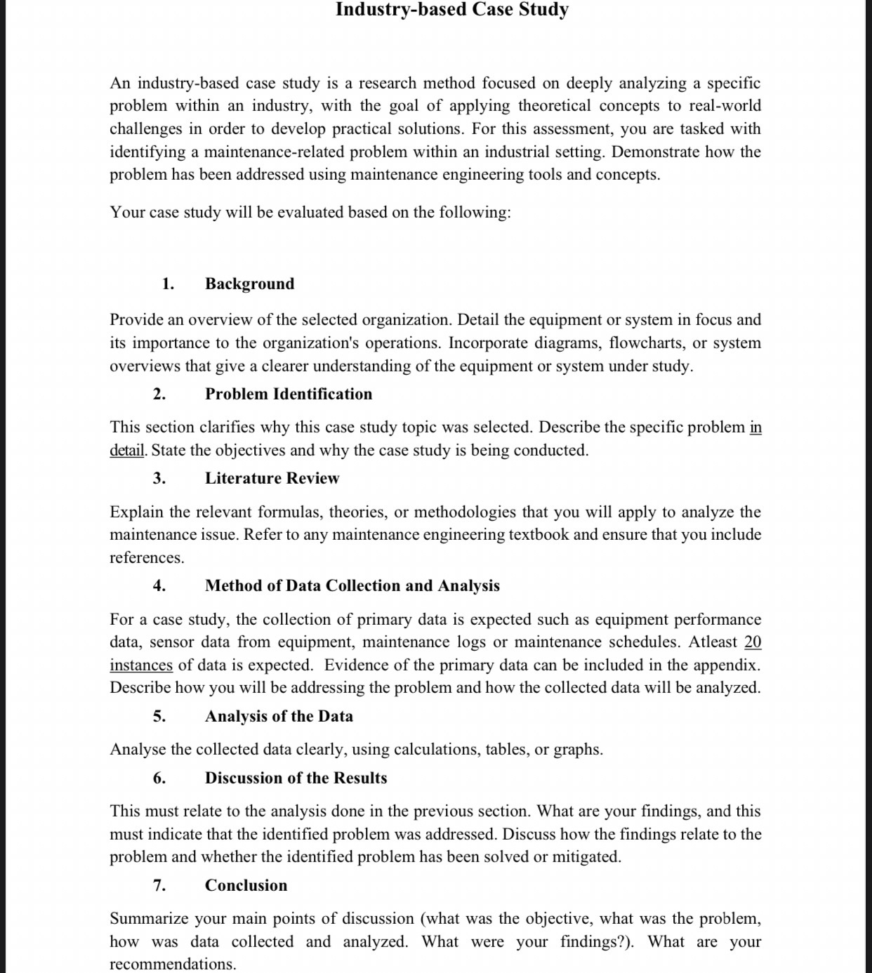 Solved Industry-based Case StudyAn industry-based case study | Chegg.com