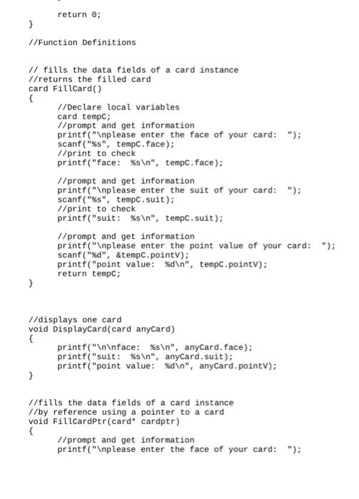 Solved Intro To Programming In C Program 8 Smaller Program 8605