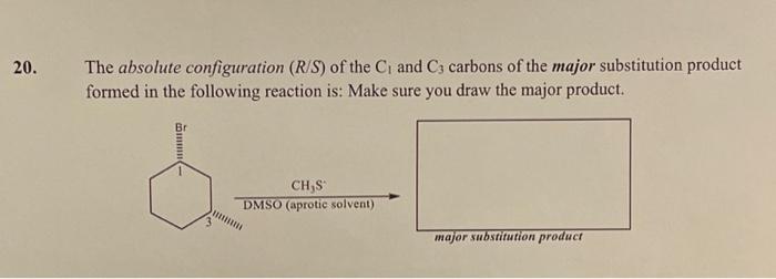 Solved The absolute configuration (R/S) of the C1 and C3 | Chegg.com