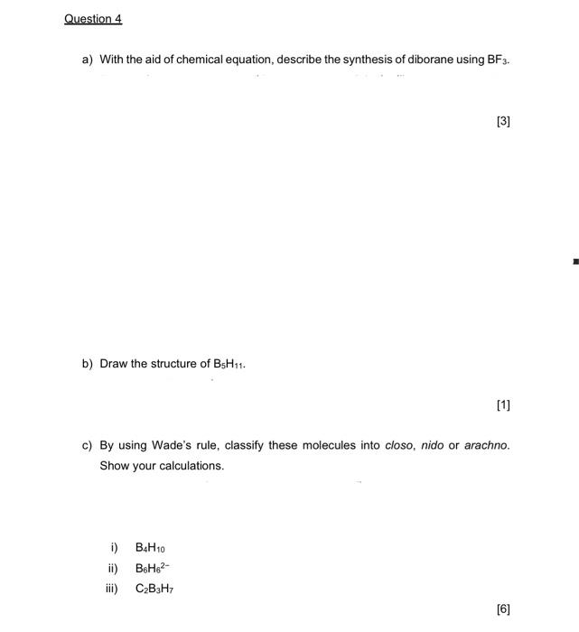 Solved a) With the aid of chemical equation, describe the | Chegg.com