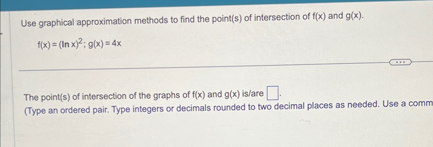 Solved Use graphical approximation methods to find the | Chegg.com