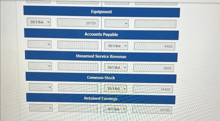 Solved The October transactions were as follows. Oct.S | Chegg.com