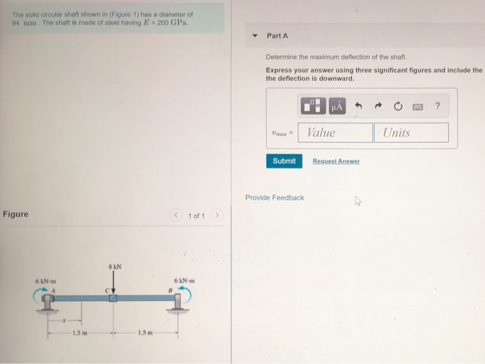 Solved The solid circular shaft shown in (Figure 1) has a | Chegg.com