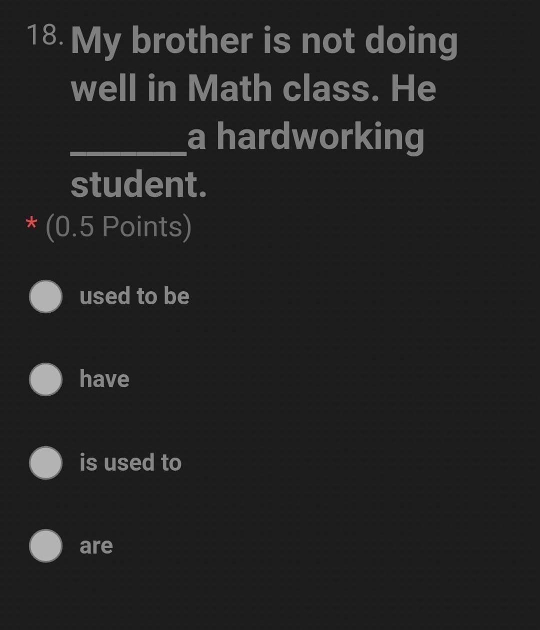 18. My brother is not doing well in Math class. He a | Chegg.com