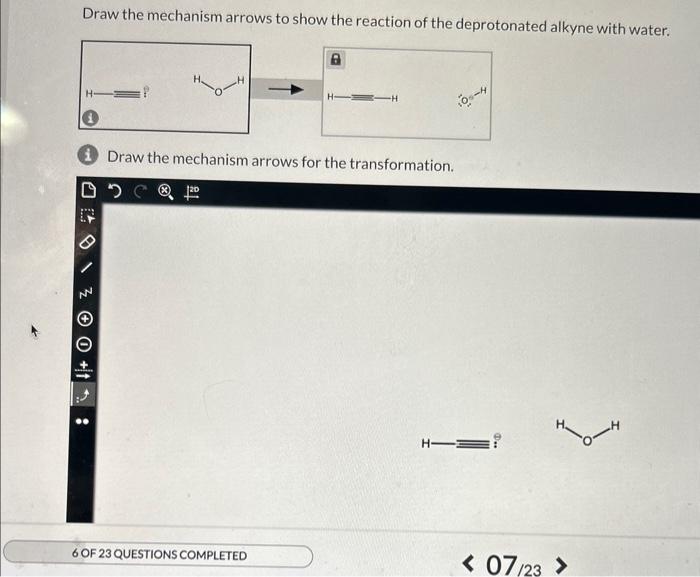 Solved Draw the mechanism arrows to show the reaction of the | Chegg.com