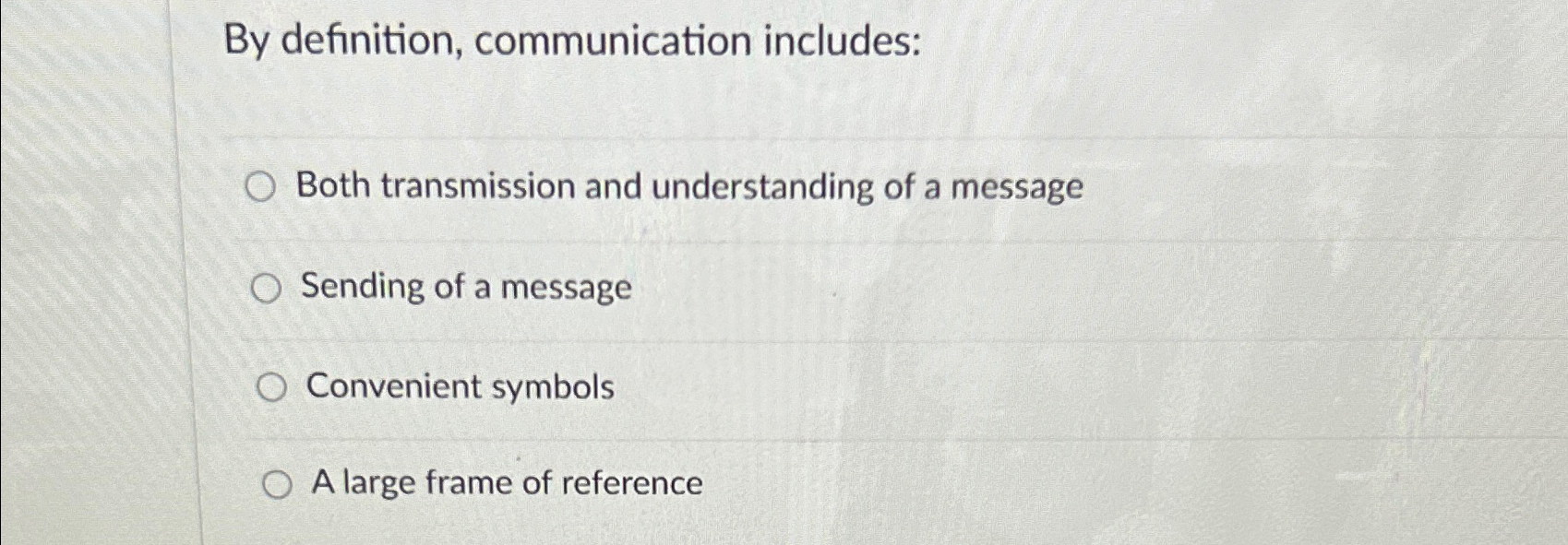 Solved By definition, communication includes:Both | Chegg.com