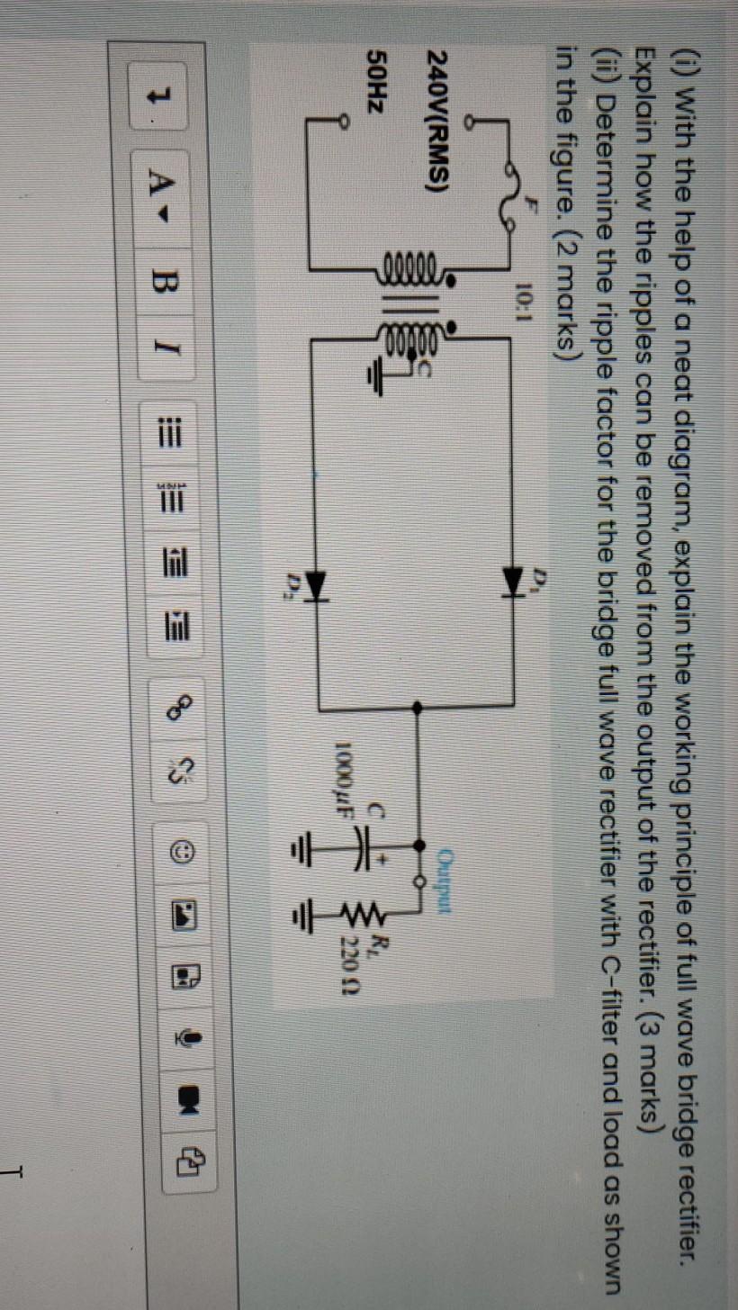 Solved With the help of a neat diagram, explain the working | Chegg.com