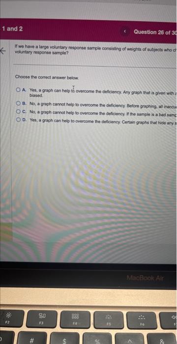 If we have a large voluntary response sample | Chegg.com