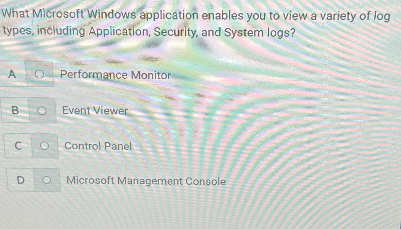 Solved What Microsoft Windows application enables you to | Chegg.com