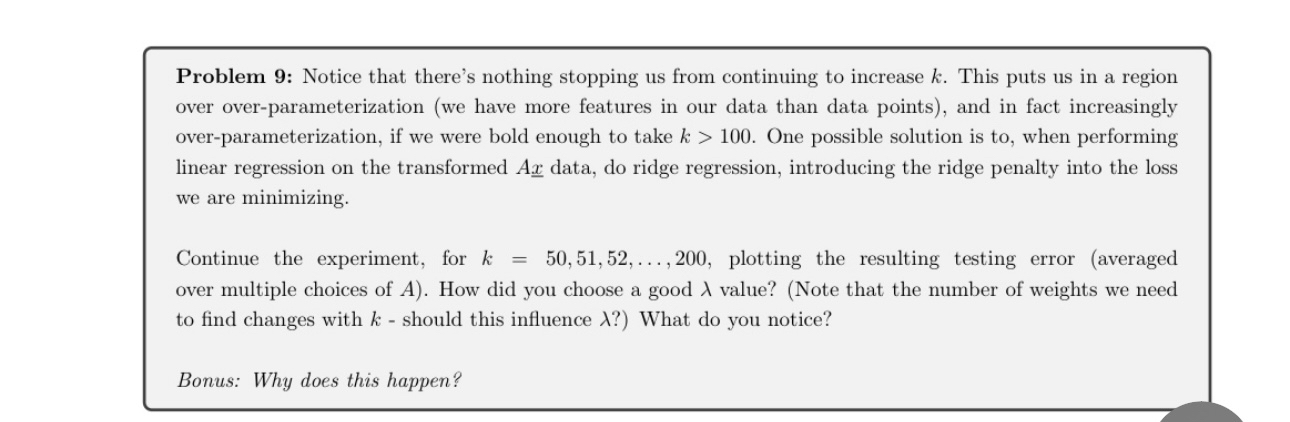 Solved 4 ﻿under Parameterization And Over Parameterizationin 2226