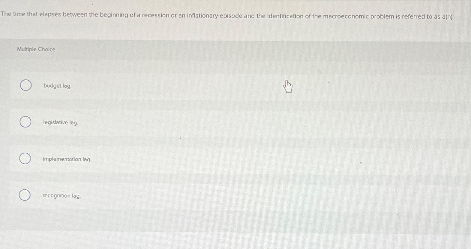Solved The time that elapses between the beginning of a | Chegg.com