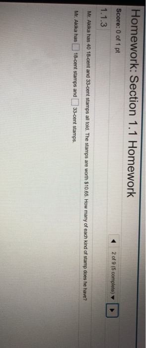 Solved Homework Section 1 1 Homework Score 0 Of 1 Pt 1 1 3