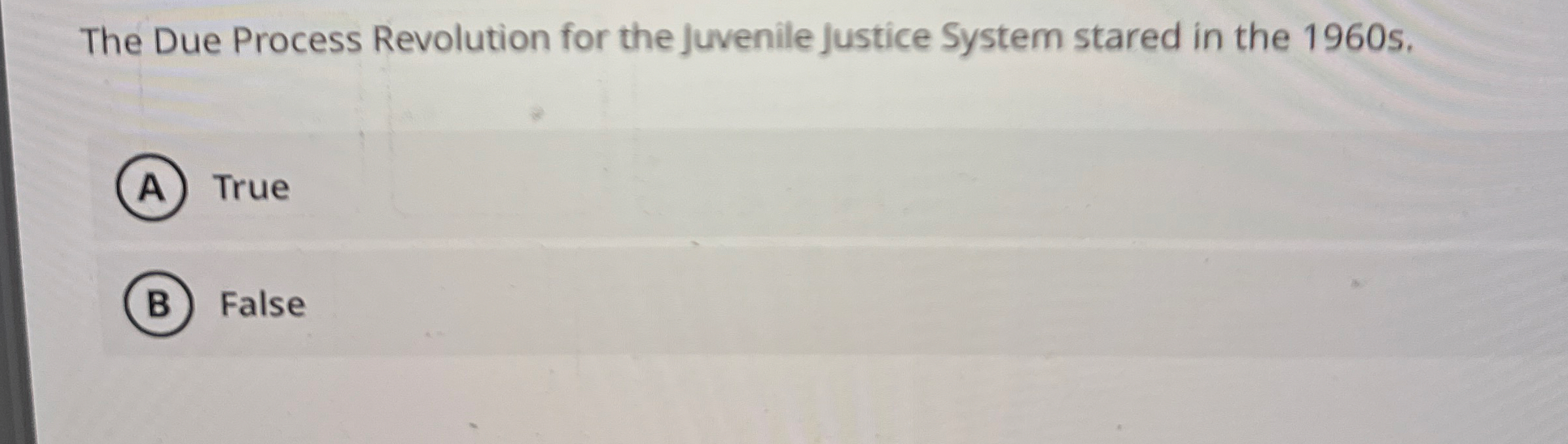 The Due Process Revolution for the Juvenile Justice | Chegg.com