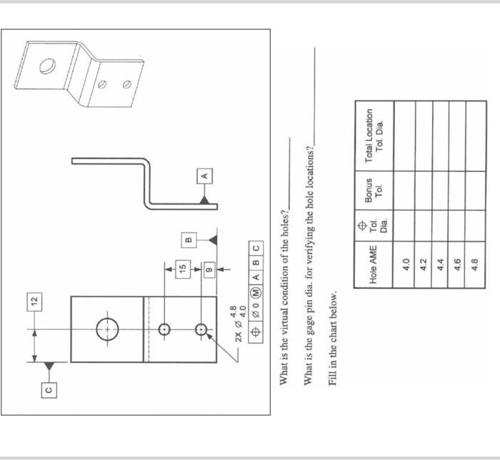 Solved What is the virtual condition of the holes? What is | Chegg.com