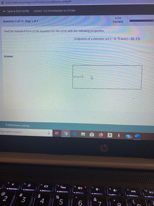 Solved learn.hawkeslearning.com/Portal/Lesson/lesson | Chegg.com