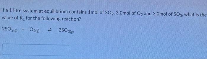 Solved Write equilibrium constant expressions for each of | Chegg.com