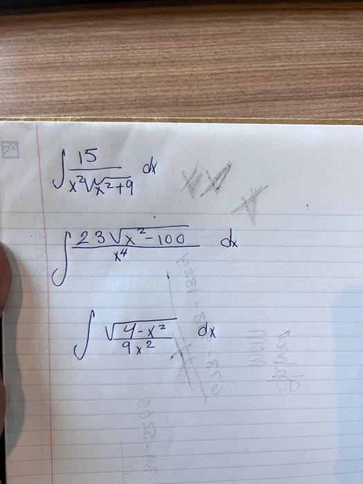 Solved For each problem A) which integral do you obatin | Chegg.com
