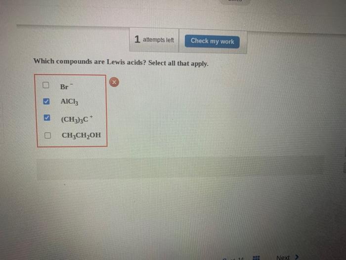 Solved 1 attempts left Check my work Which compounds are | Chegg.com