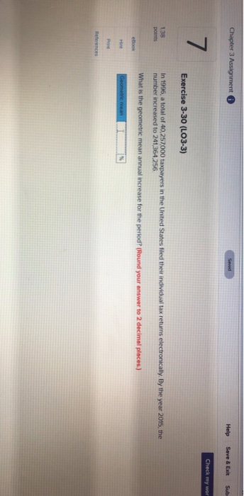 Solved Chapter 3 Assignment Saved Help Save & Exit Sub Check | Chegg.com
