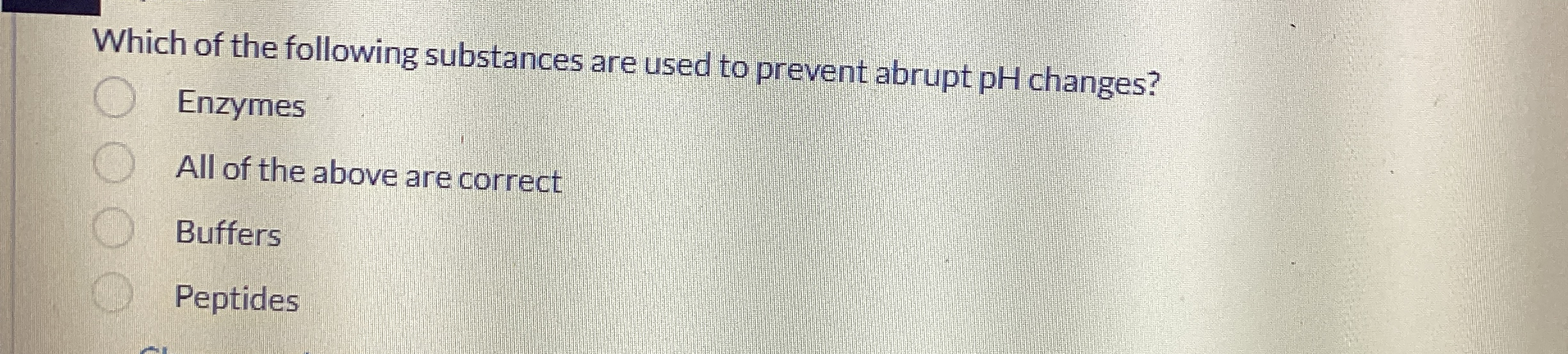 Solved Which of the following substances are used to prevent | Chegg.com