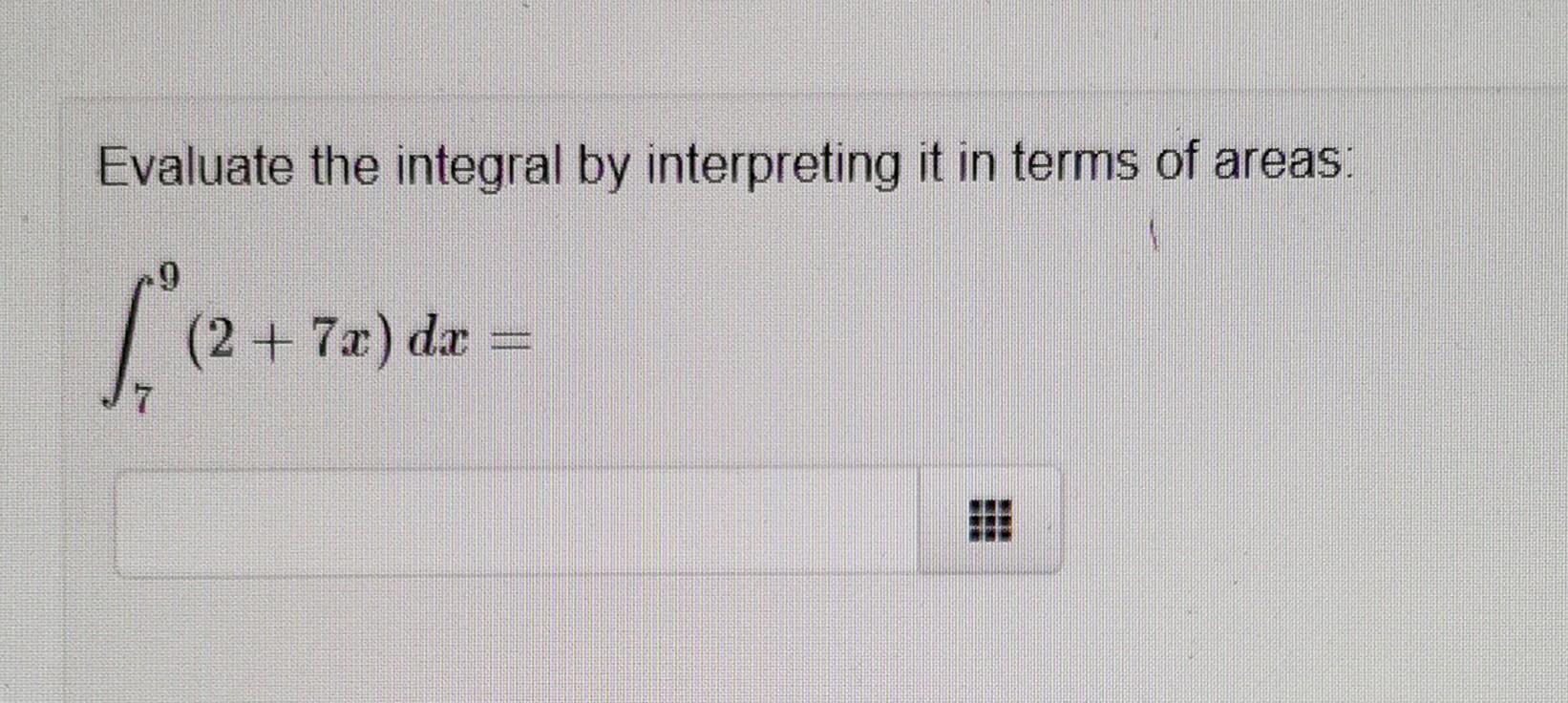 Solved Evaluate the integral by interpreting it in terms of | Chegg.com