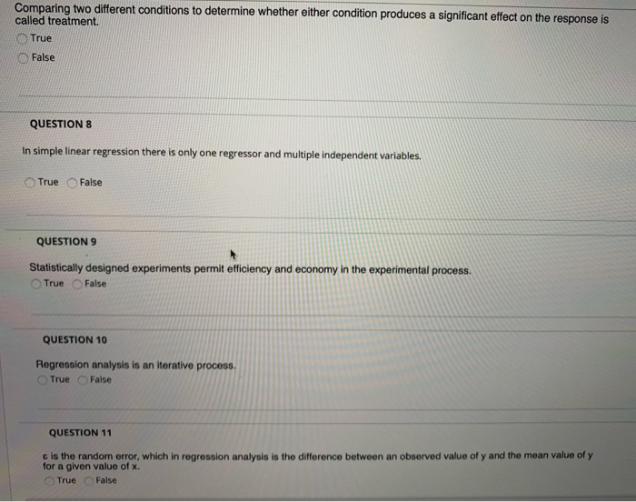 Solved Comparing two different conditions to determine | Chegg.com